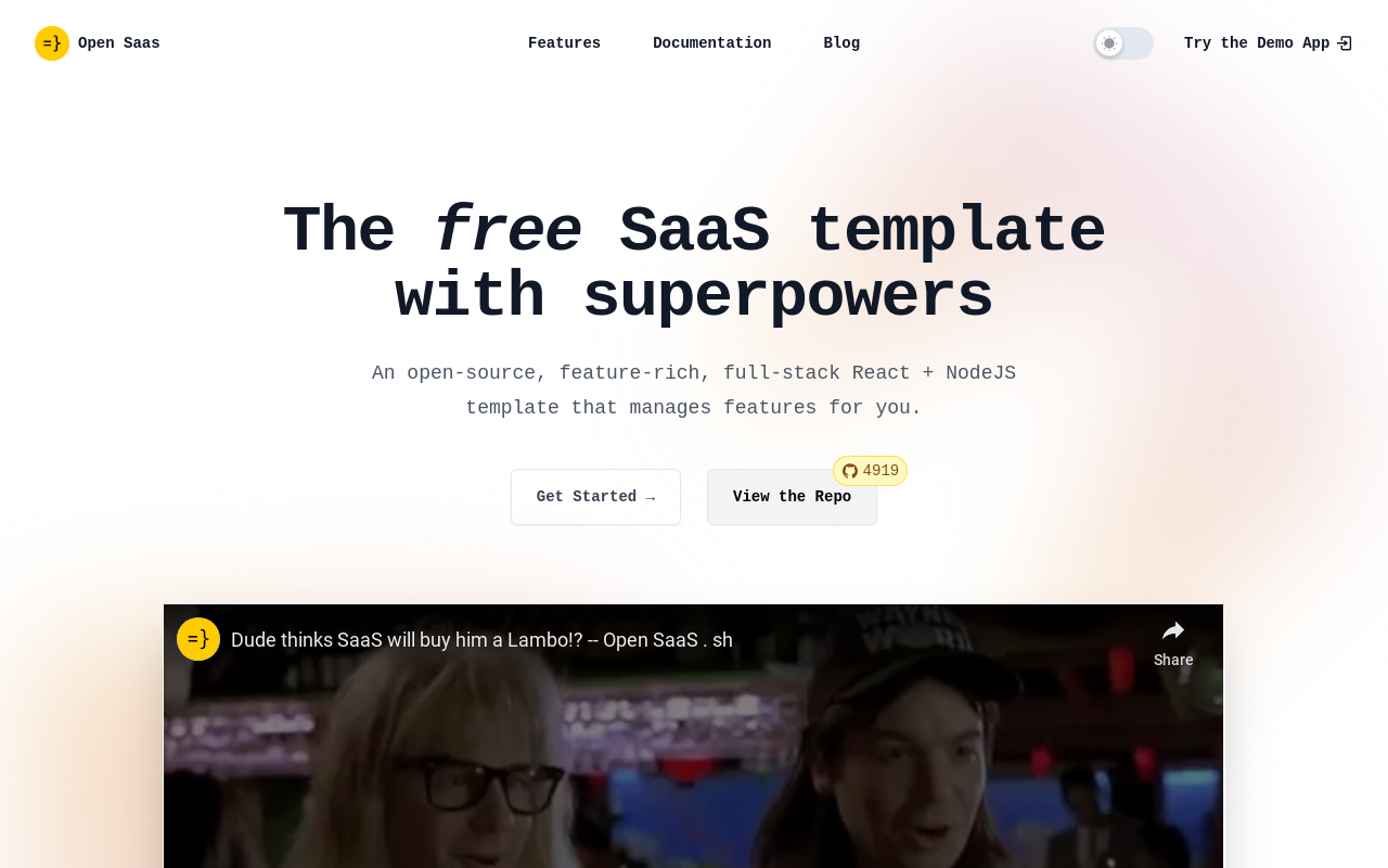Open SaaS