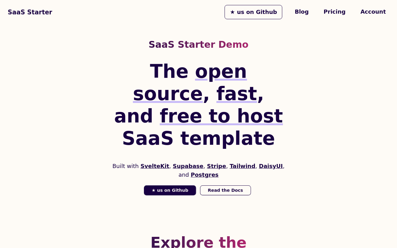 SaaS Starter